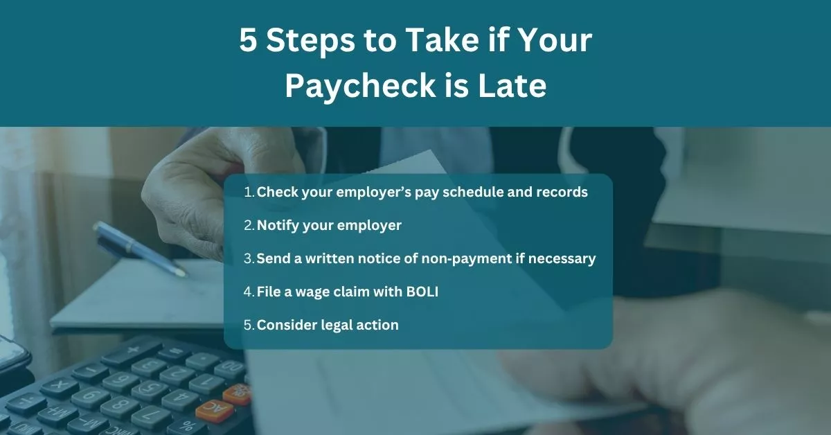 Oregon Late Paycheck Laws: Getting Paid on Time